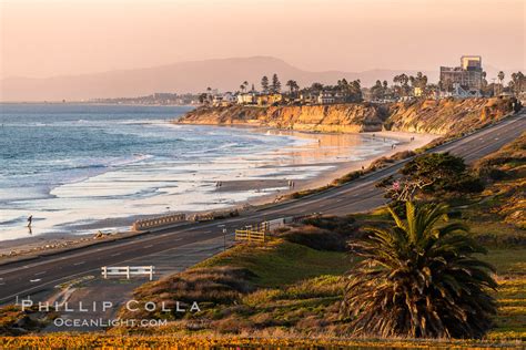 Terramar Carlsbad Coastline At Sunset California 37478