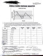 Analyzing Motion Graphs: Velocity-Time & Position-Time | Motion | Course Hero