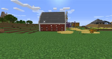 Minecraft Windmill And Barn Survival Build Survival Mode Minecraft Java Edition Minecraft