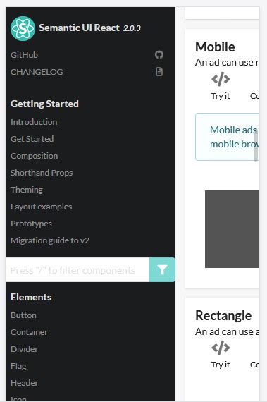 Make Website Reponsive For Mobile Devices Issue Semantic Org Semantic UI React GitHub