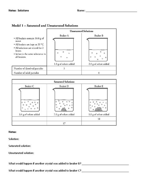 Solutions Notes Answer Key Notes Solutions Name