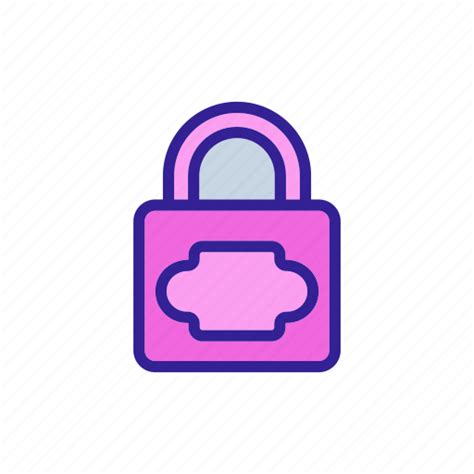 Lock Opened Outline Padlock Password Security Tool Icon