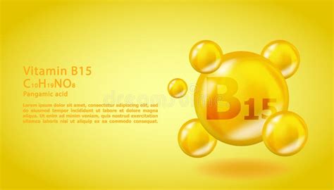 3d Vitamin Molecule B15 Pangamic Acid Design Realistic B15 Pangamic