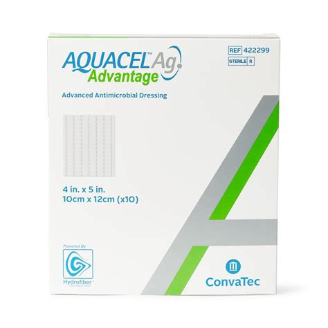 200cs Aquacel Ag Advantage Surgical Advanced Hydrofiber Dressings Wit