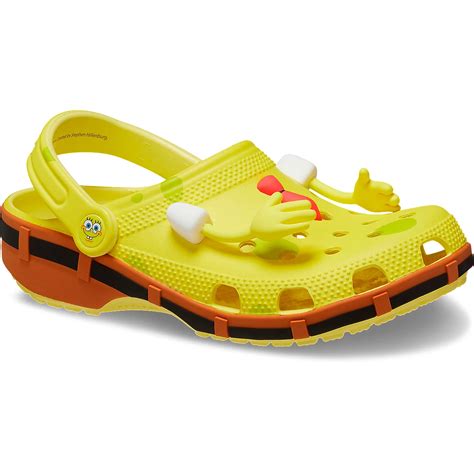 Crocs Spongebob Adult Classic Clogs Academy