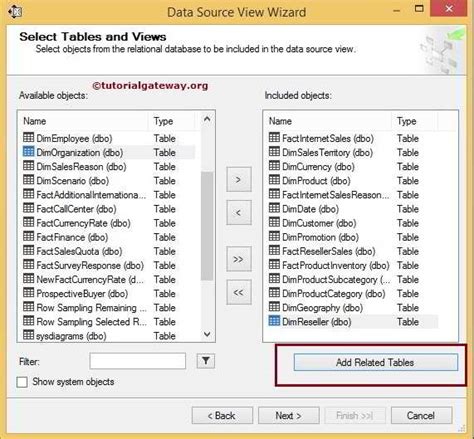ssas data source view