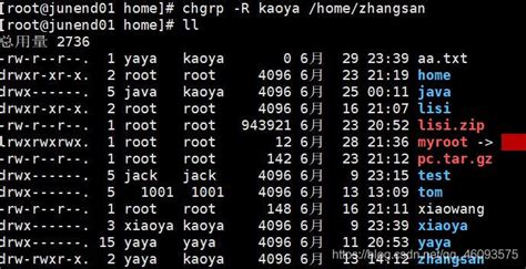 linux 修改文件 目录所有者和所在组 修改目录的所有者和所属组 csdn博客
