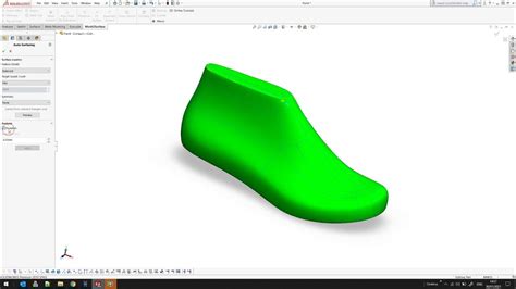 Automatic Surfacing Mesh2surface For Solidworks 3d Reverse Engineering Software Youtube