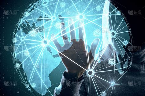 交互式图标和数据概念