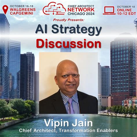 Chief Architect Network On Linkedin Chief Architects Join Vipin Jain🎙️ At The Chief Architect