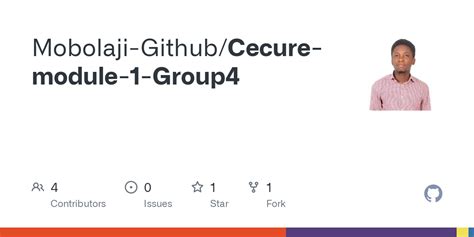 Github Mobolaji Githubcecure Module 1 Group4