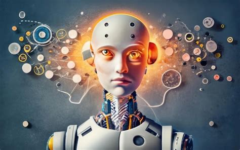 premium ai image artificial intelligence robot control futuristic