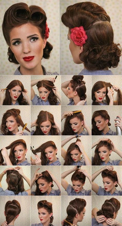 Vintage Hairstyles Tutorial 1940s Hairstyles Trendy Hairstyles