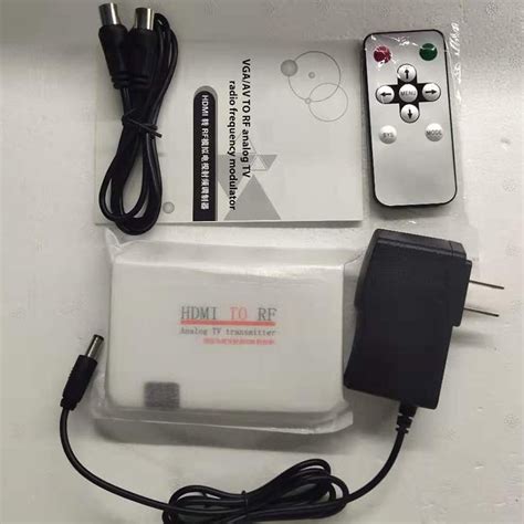 Hdmi To Rf Coax Converter Adapter For Tv Hdmi To R Grandado