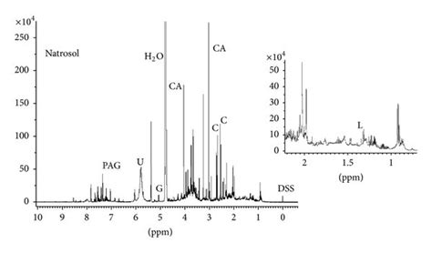 ¹h Nmr Spectra Of Rat Urine After Treatment With Natrosol Furosemide Download Scientific