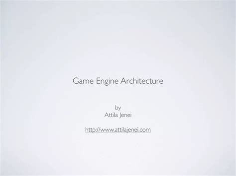 Game Engine Architecture Pdf