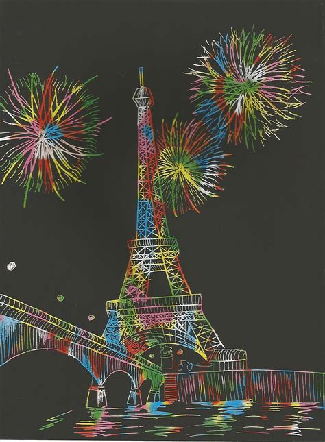 Pattern Elements Of Colorful Fireworks In Urban Night Sky Artofit