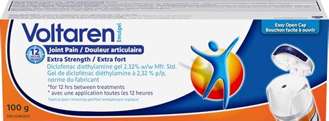 Voltaren Emulgel Joint Pain Extra Strength Topical Gel