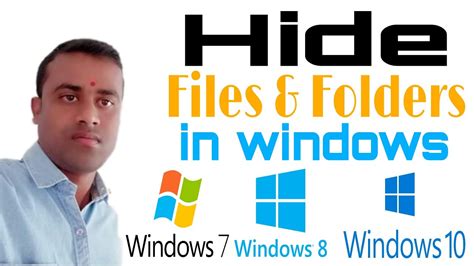 how to hide files and folders in windows 7 8 10 hide files and folders