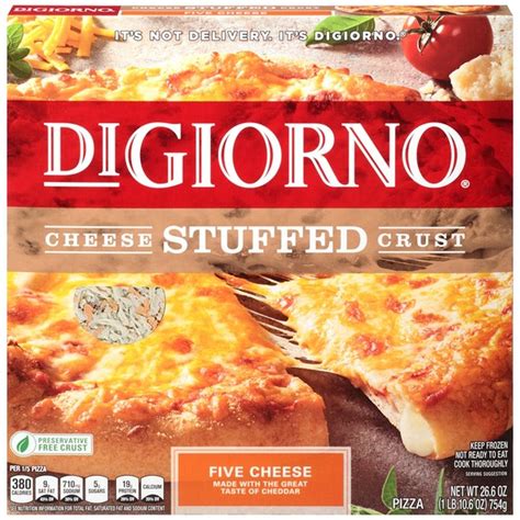 Digiorno Cheese Stuffed Crust Five Cheese Pizza 266 Oz Delivery Or