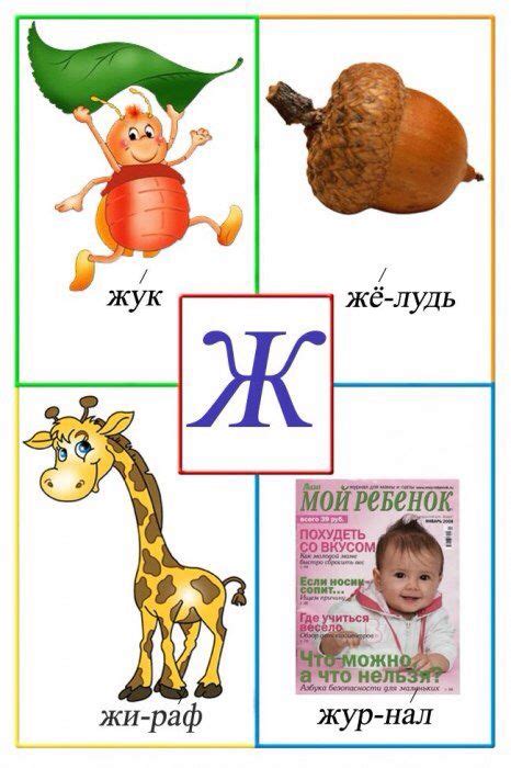 Слова на букву Обучение буквам Обучение чтению Азбука
