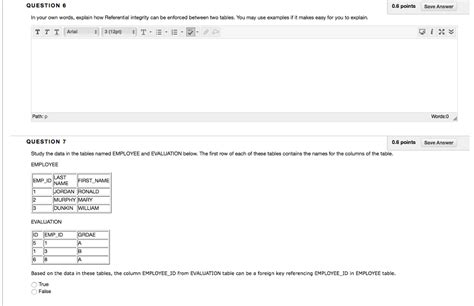 Solved In Your Own Words Explain How Referential Integrity