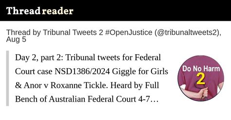 Thread By Tribunaltweets2 On Thread Reader App Thread Reader App