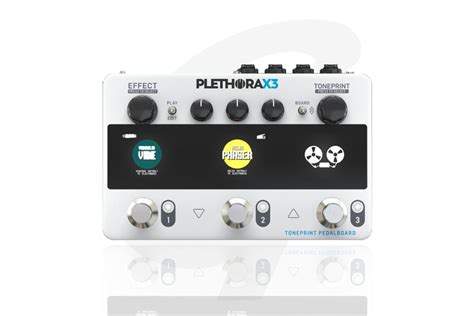Tc Electronic Plethora X3 Toneprint Pedalboard Multi Fx Guitar Gear