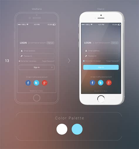 Mobile Login Ui Design Options On Behance
