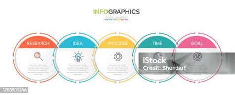 아이콘과 5 가지 옵션 또는 단계가있는 인포 그래픽 디자인 가는 선 벡터입니다 인포그래픽비즈니스 컨셉 정보 그래픽 흐름도 프리젠 테이션 웹 사이트 배너 인쇄 자료에 사용할