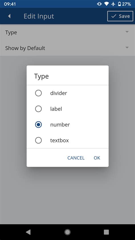 Customize Snapshot Inputs