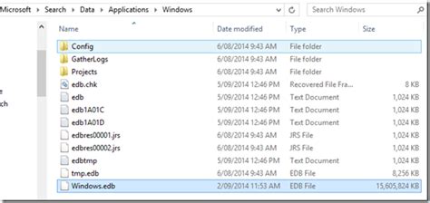How To Fix A VERY Large Windows Edb File