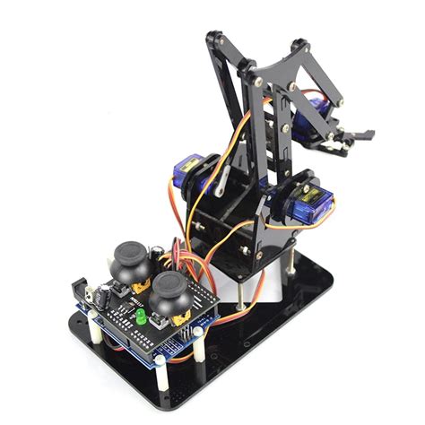 Adeept 5dof Robotic Arm Kit For Arduino Uno R3 Robotshop 40 Off