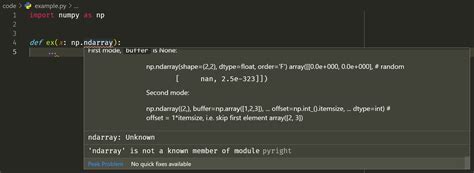 Pyright Stopped Recognizing Types For Numpy And Opencv Issue Microsoft Pyright Github