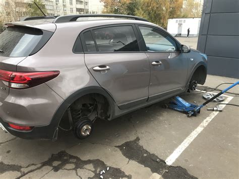 "Зимние Тапки"! — KIA Rio X-Line, 1,6 л, 2018 года | шины | DRIVE2