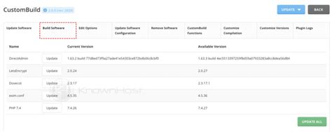 How To Install OpCache On DirectAdmin With CustomBuild KnownHost