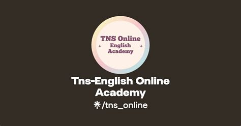Tns English Online Academy Instagram Facebook Linktree