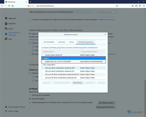 Install Sophos Firewall Ca Certificate For Scanning Sfos