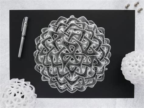 my first plotter tests using modified 3d printer plotterart