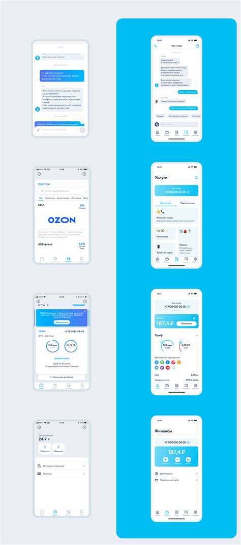 Yota Mobile Phone Operator App Redesign Behance