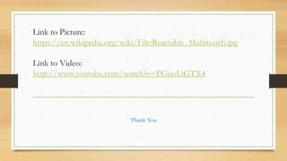 Tangible User Interface PPTX