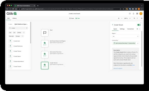 Create A New Tenant With Platform Operations Qlik Developer Portal