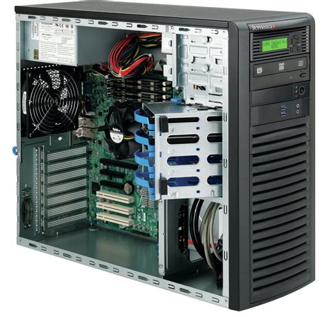 Buy Supermicro Superchassis Cse 732d3 903b 900w Mid Tower Server