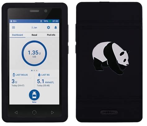 Premium Silicone Case With A Cute Panda Pattern For Omnipod Dash Pdm Omnipod Personal Diabetes