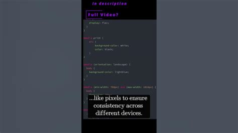 💻 Css 30c 💻 Media Queries Best Practices 💻 Css Css3 Csscourse Html Html5 Omg Youtube