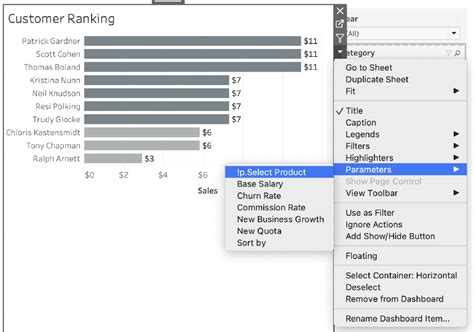 using a parameter to filter for specific records in a tableau dashboard