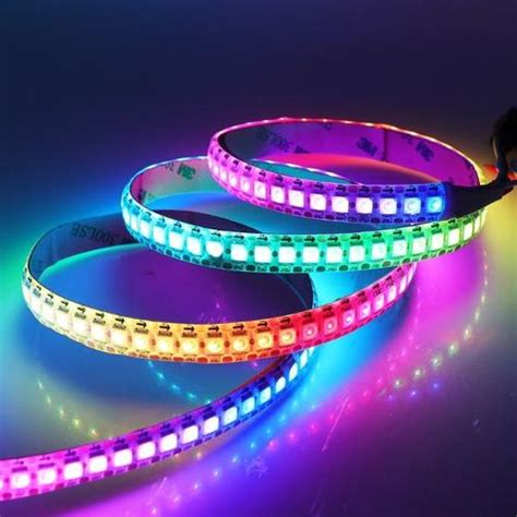 Jual Led Strip Ws2812b Led Ws2812b Rgb 5v 144 Ledm Bisa Rubah Warna