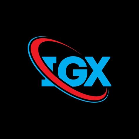 Logotipo da IGX IgX Design de logotipo de letra IGX Iniciais Logotipo IGX ligado círculo e