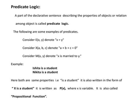 Predicates Logicpptx