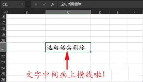 Excel表格中的文字怎么添加删除线 excel 办公软件 软件教程 脚本之家